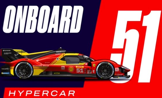Onboard the 51 LIVE race action at QATAR 1812KM | Ferrari Hypercar - I ...